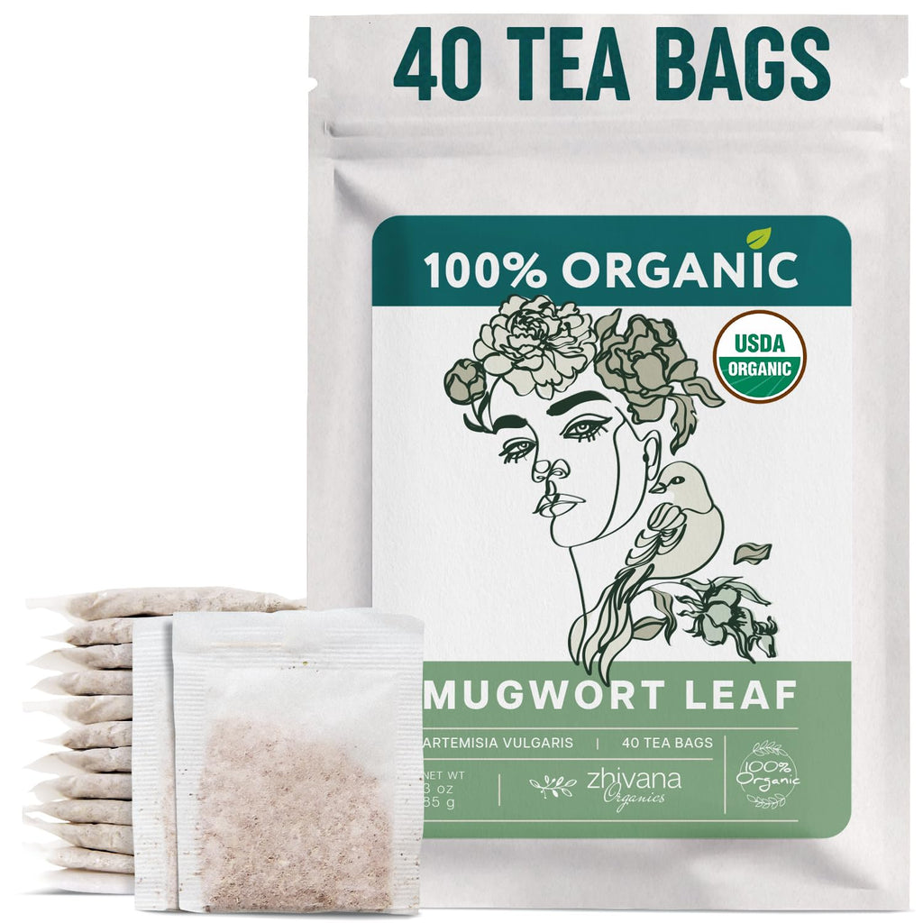 organic mugwort tea bags