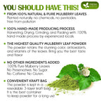 organic mulberry leaf tea powder