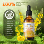 Organic Mullein drops for adults
