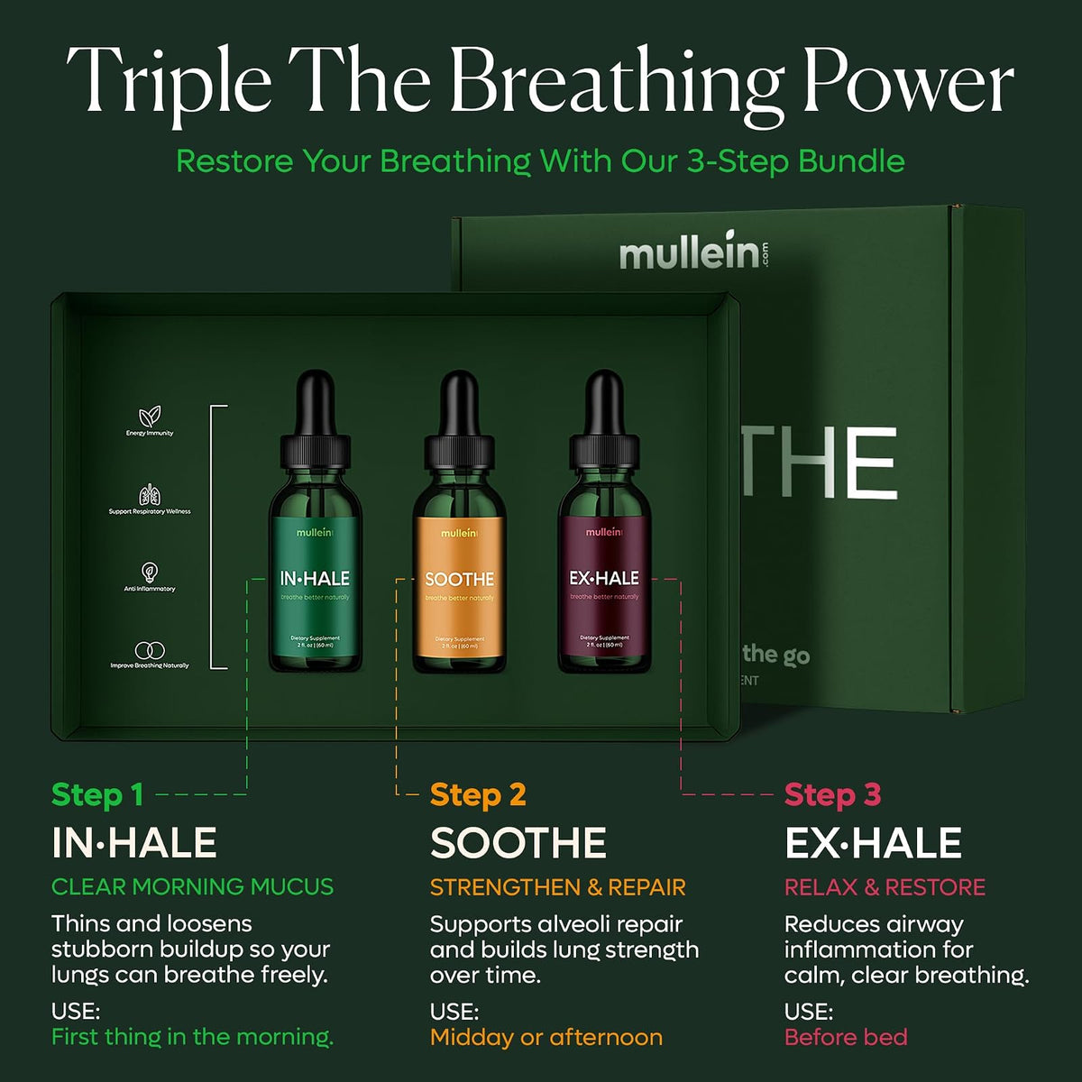 Organic mullein drops for immune boost