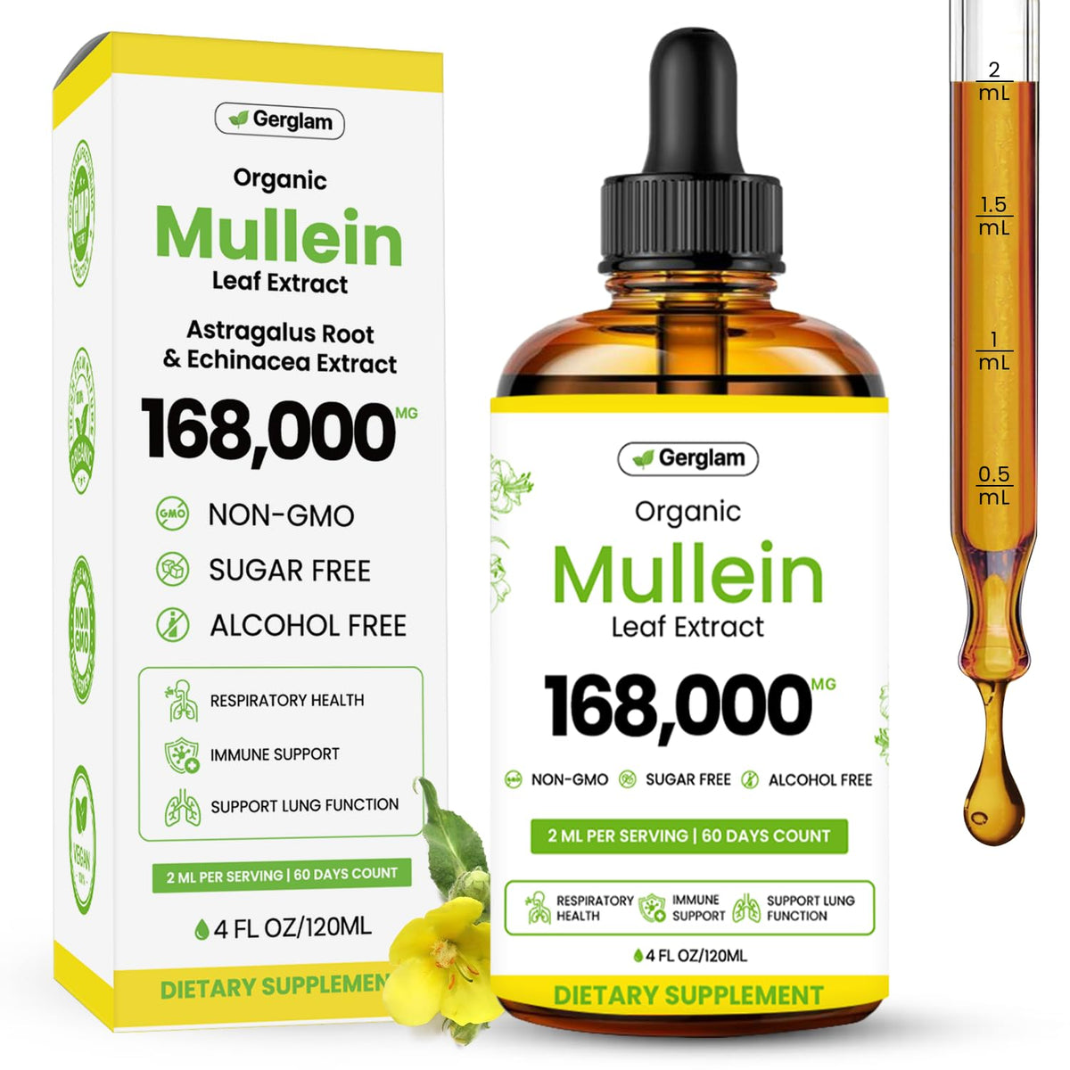 organic mullein drops for lung health