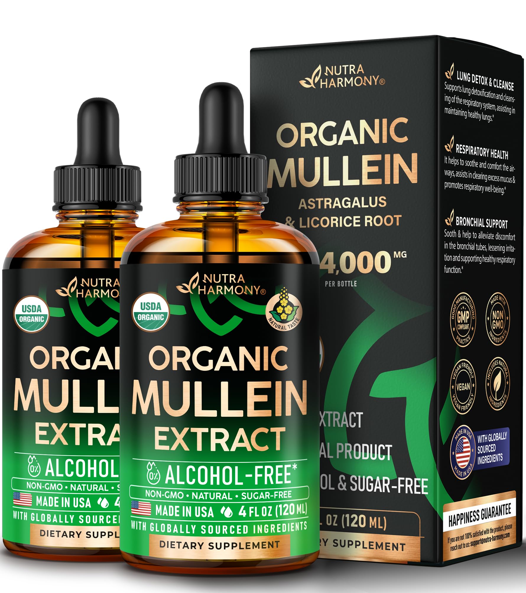 organic mullein drops for lungs