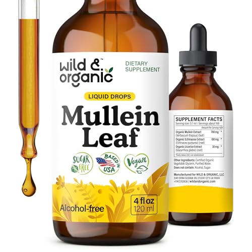 Organic mullein extract for detox