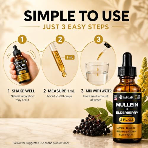 Organic mullein extract for soothing relief