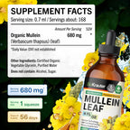 Organic Mullein extract for wellness