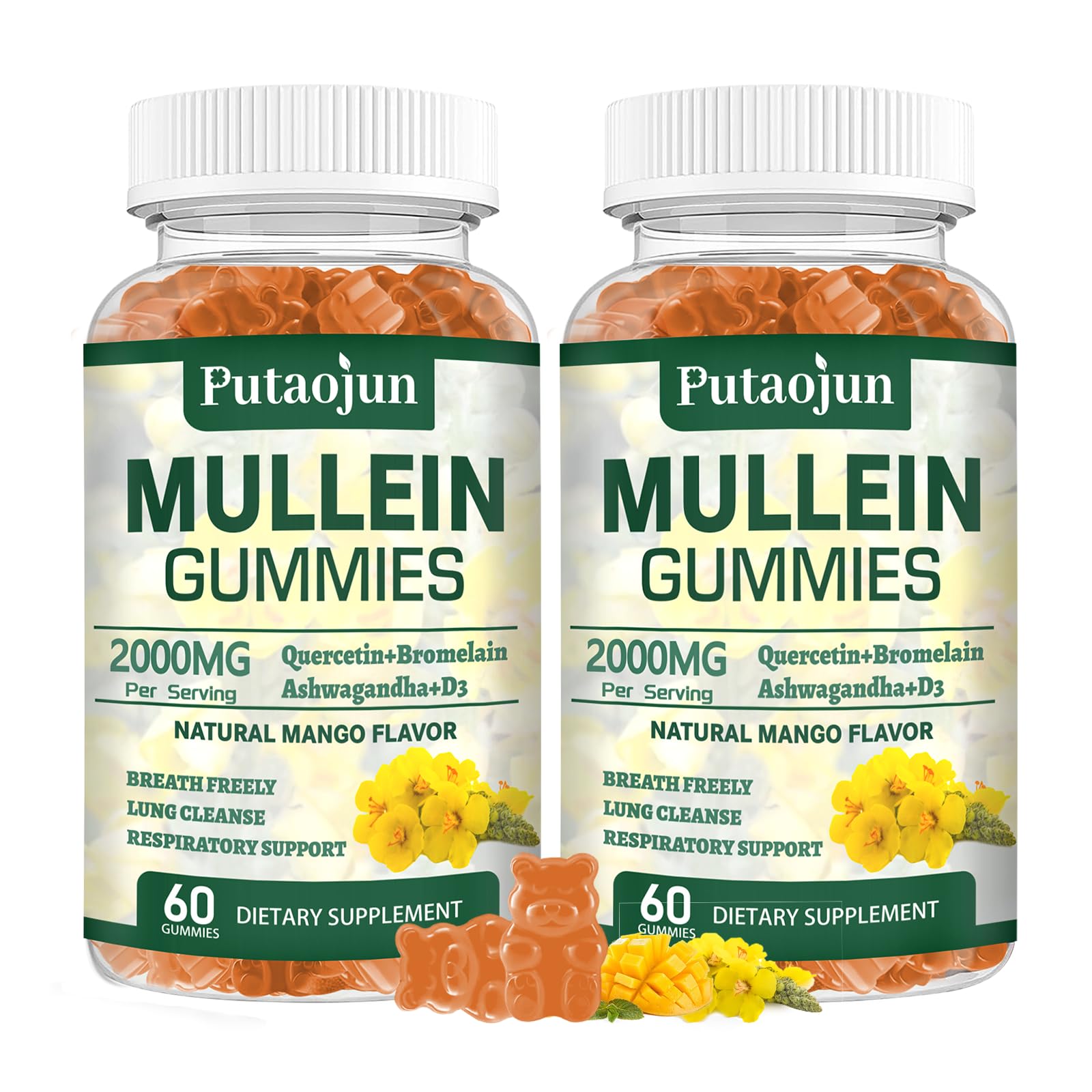 organic mullein gummies for respiratory health