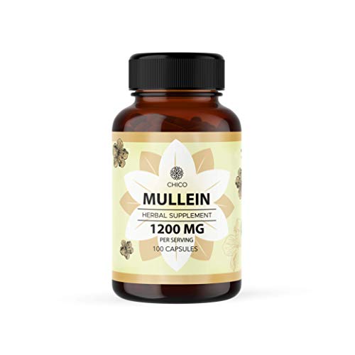 Organic mullein leaf dietary supplement
