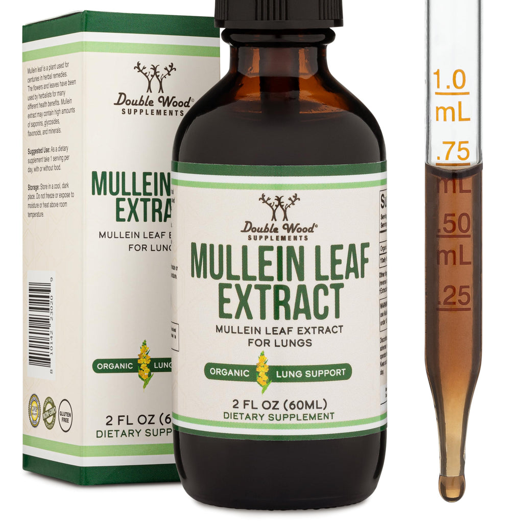 organic mullein leaf drops for lungs