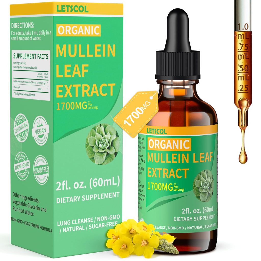 organic mullein leaf extract benefits