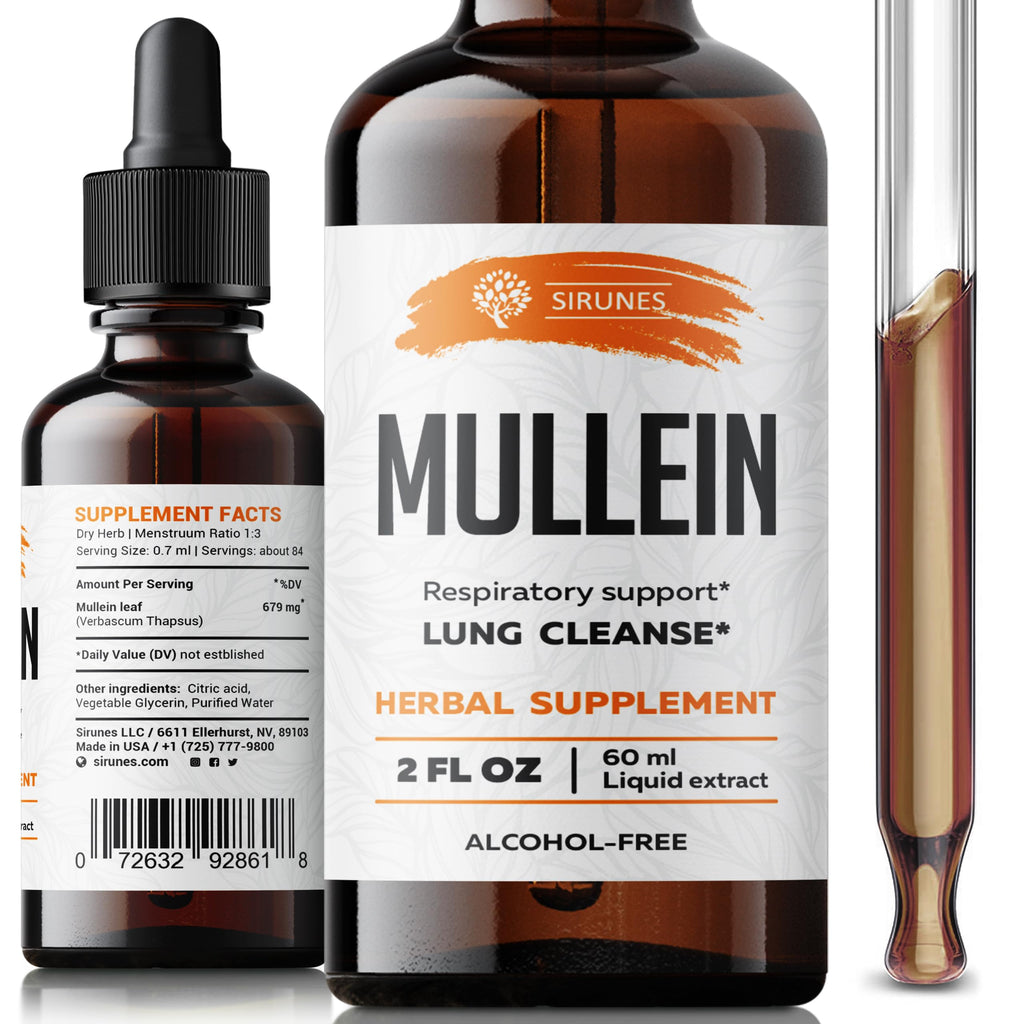 organic mullein leaf extract drops