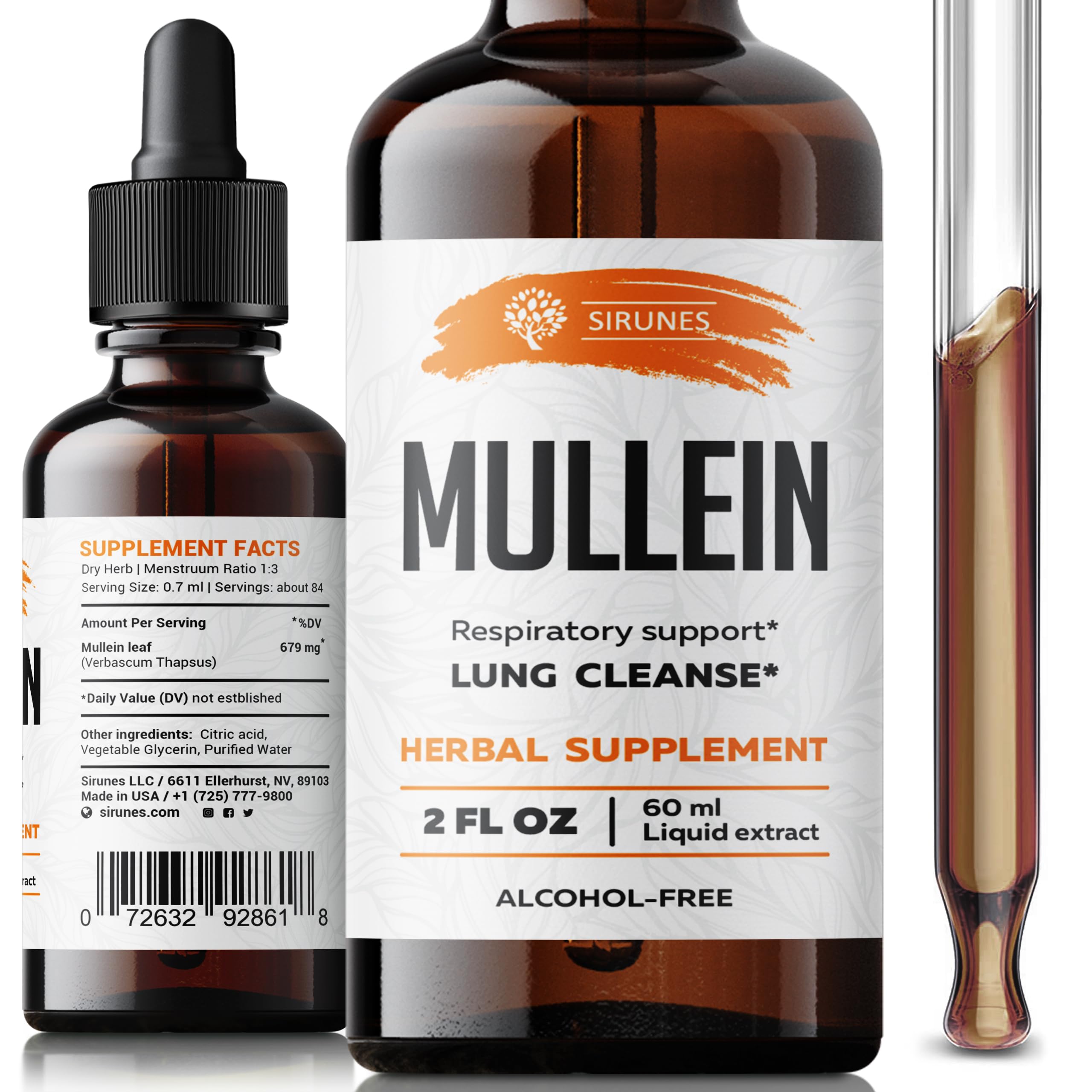 organic mullein leaf extract drops