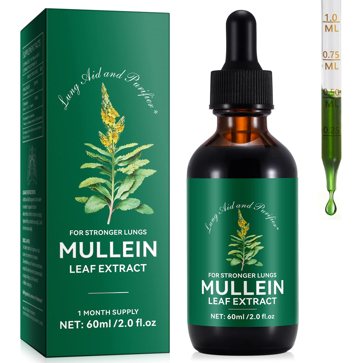 organic mullein leaf extract drops