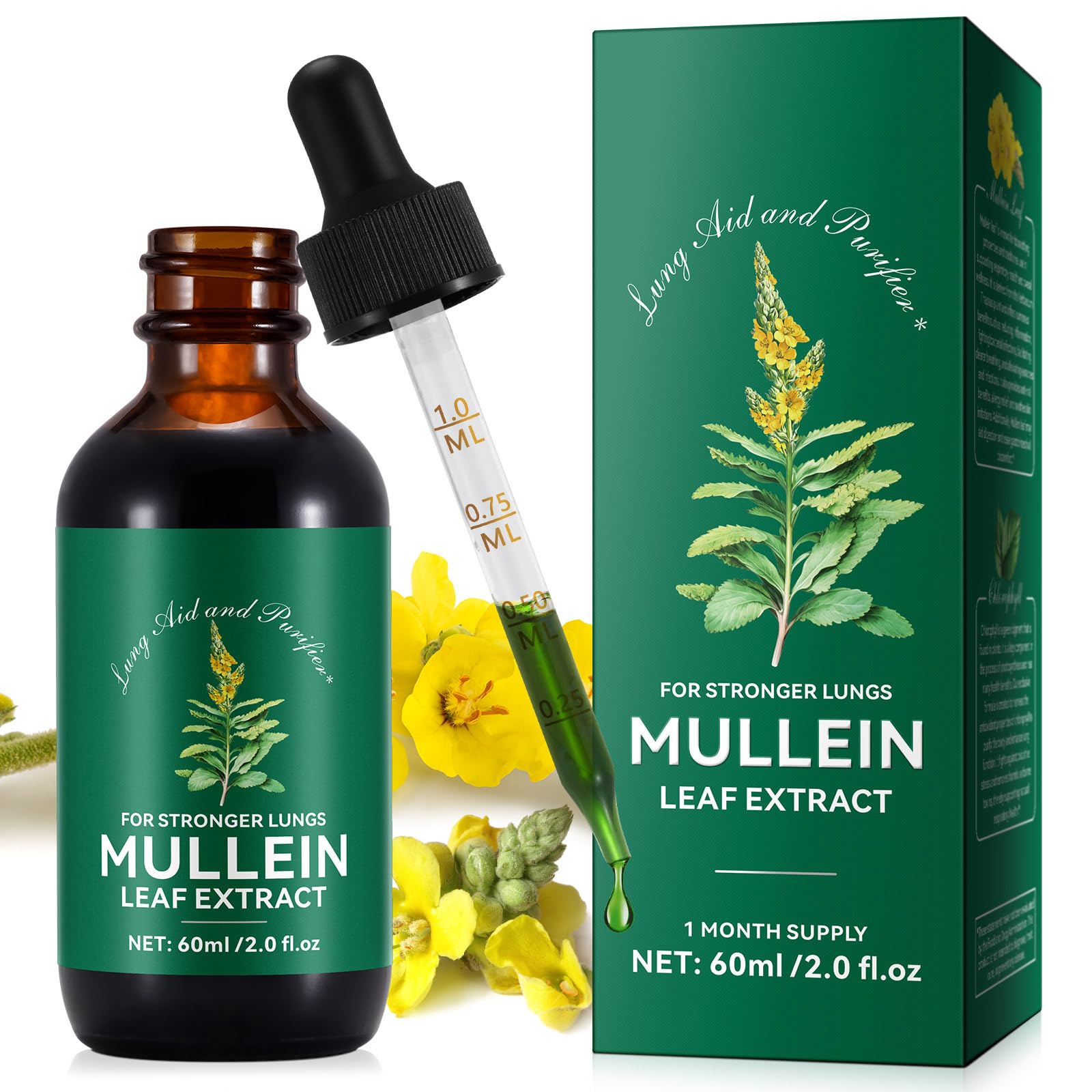 organic mullein leaf extract drops