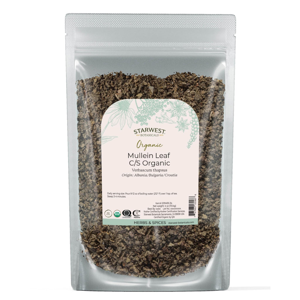 organic mullein leaf for wellness