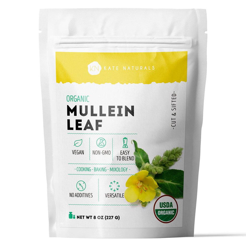 organic mullein leaf herbal supplement
