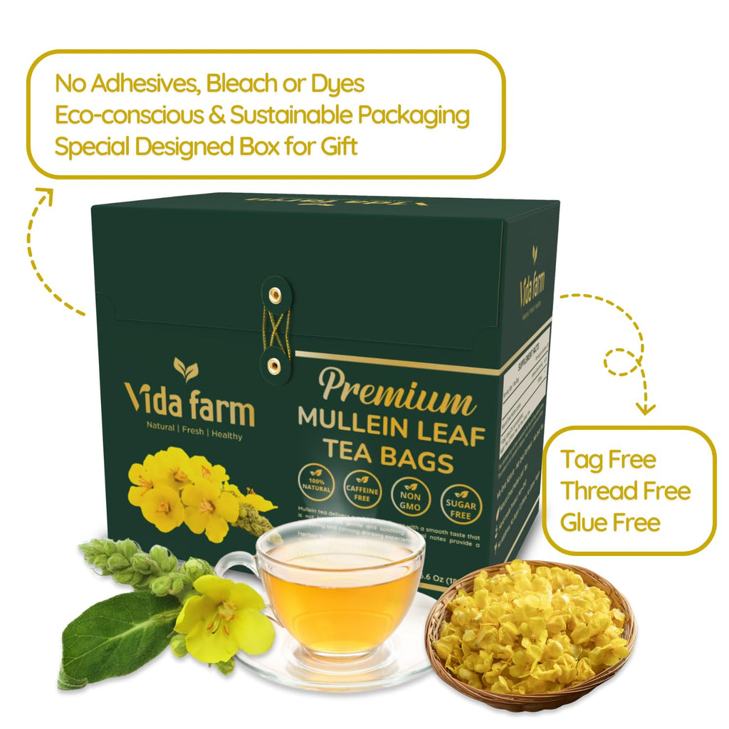 organic mullein leaf tea benefits