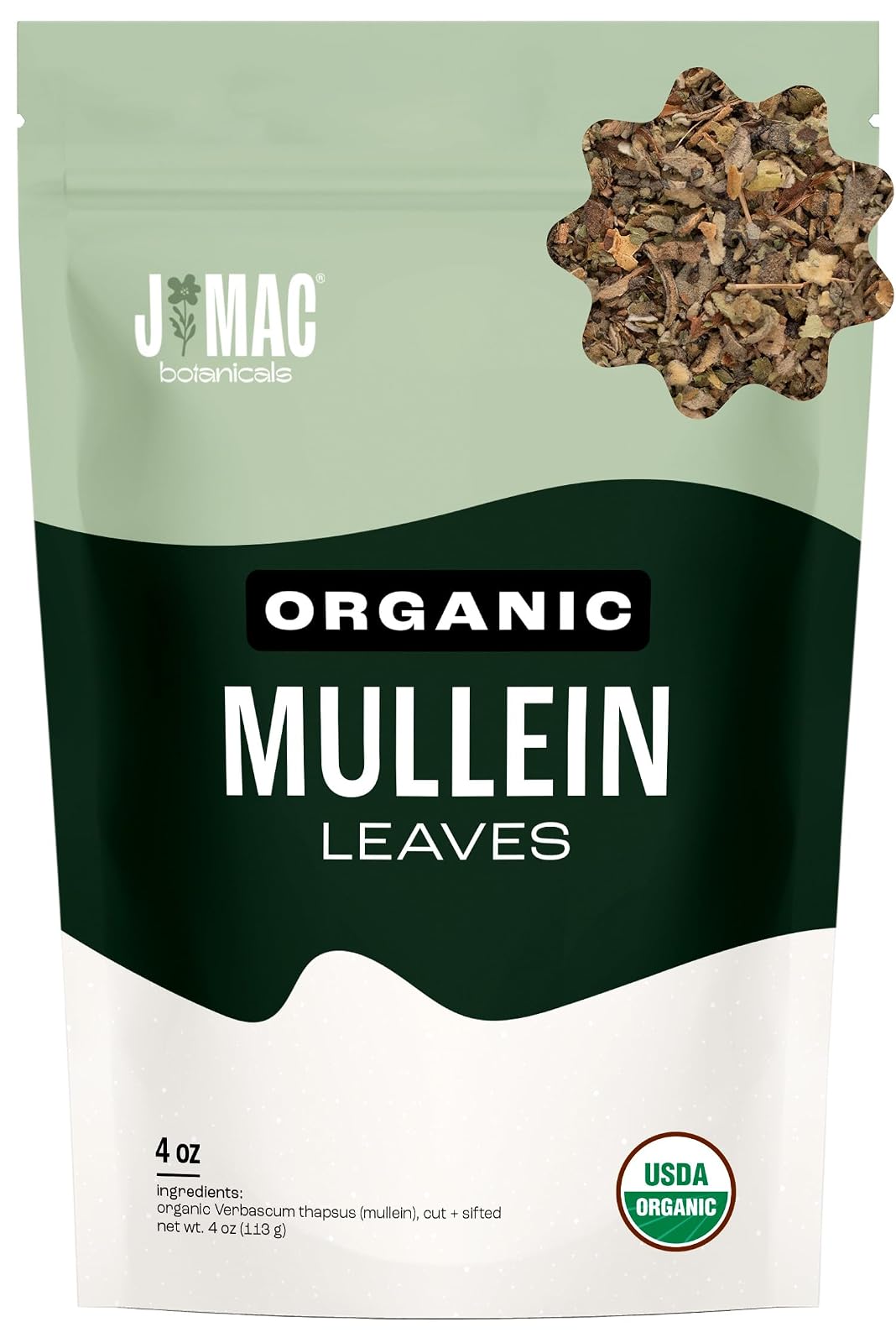 organic mullein leaves herbal tea