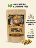 Organic mullein tea for health