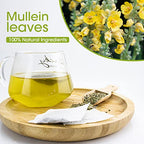 Organic mullein tea for herbal detox