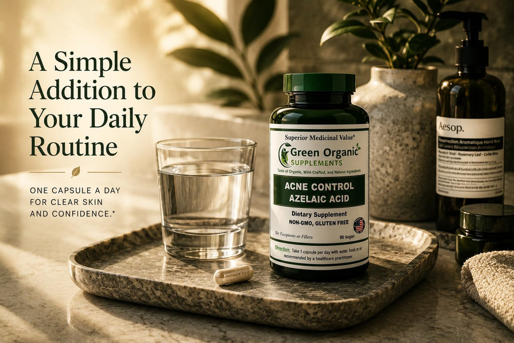Organic multivitamins for skin clarity