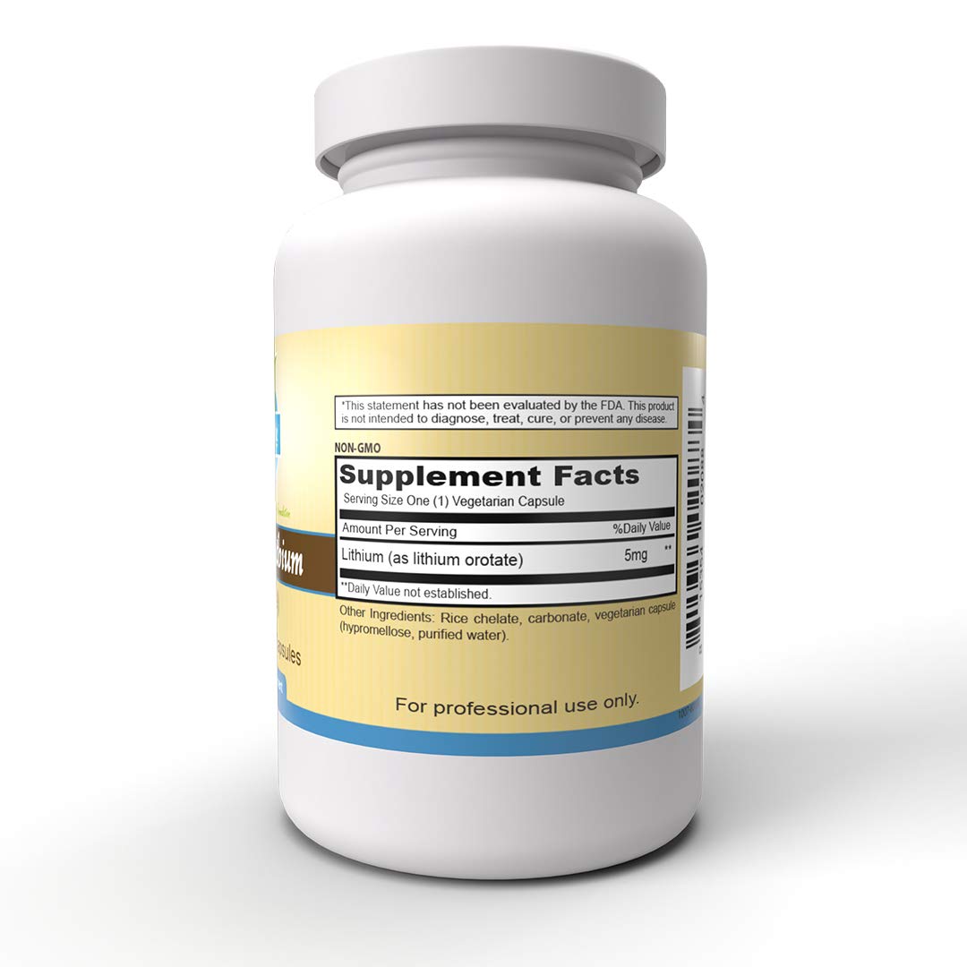 Organic multivitamins with lithium benefits