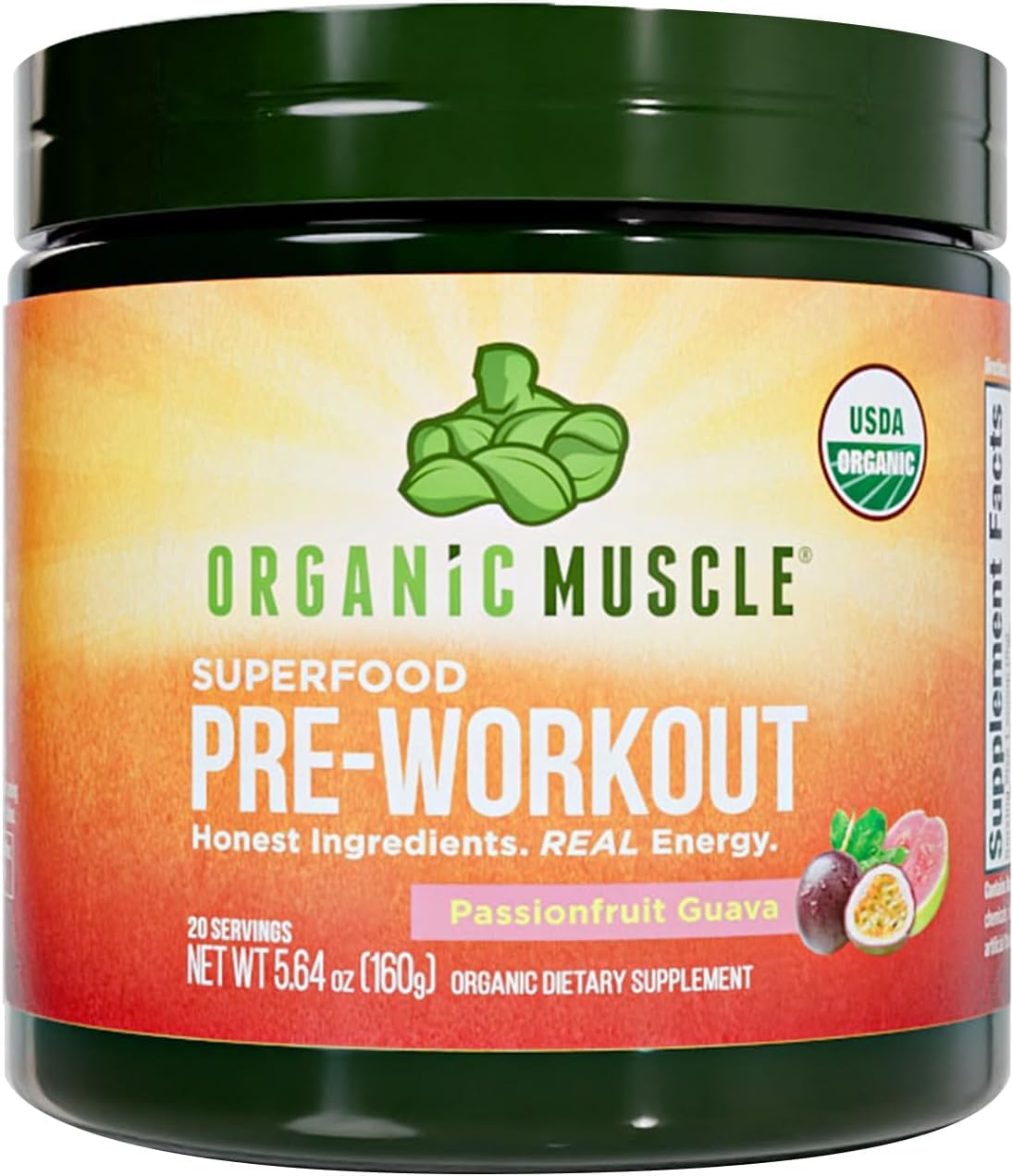 organic muscle pre-workout powder