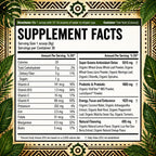organic muscle super greens for energy
