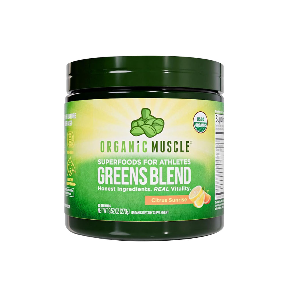 organic muscle super greens powder benefits