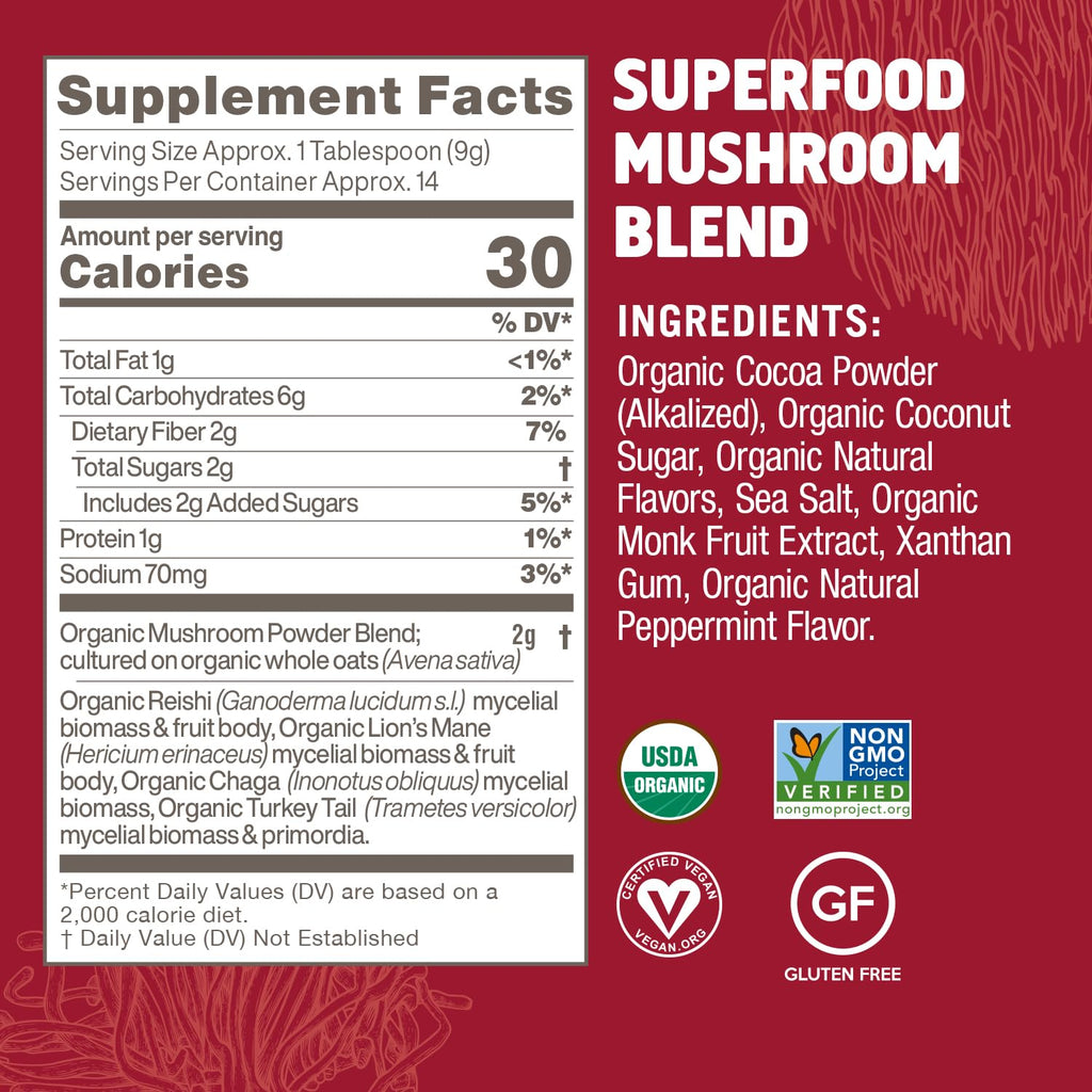 organic mushroom beverage mix