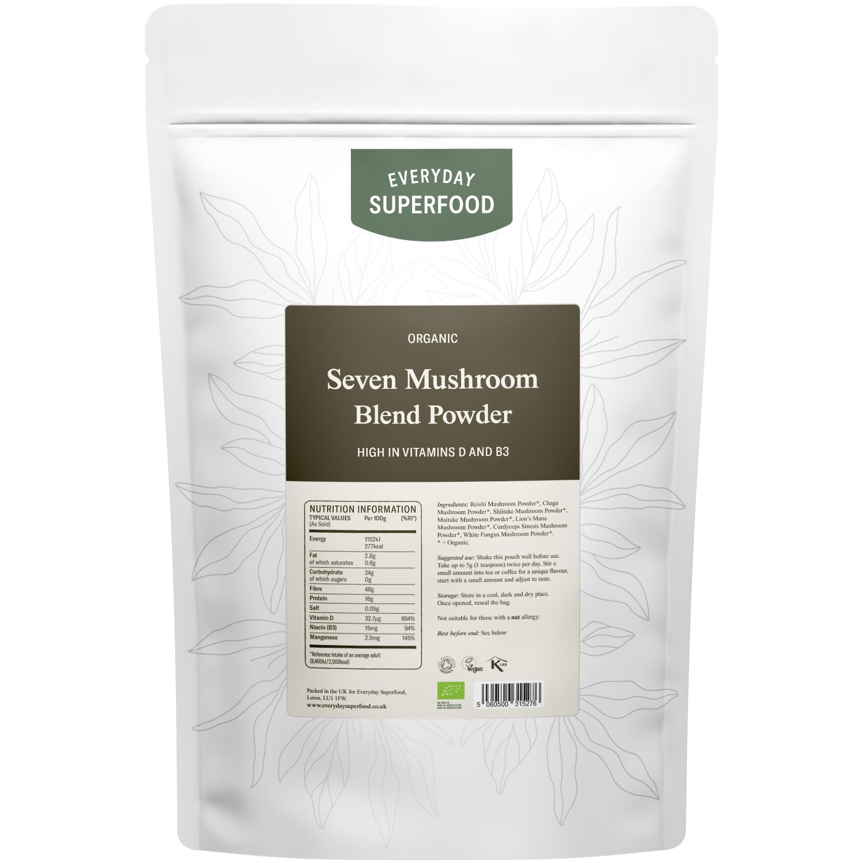 organic mushroom blend for cooking