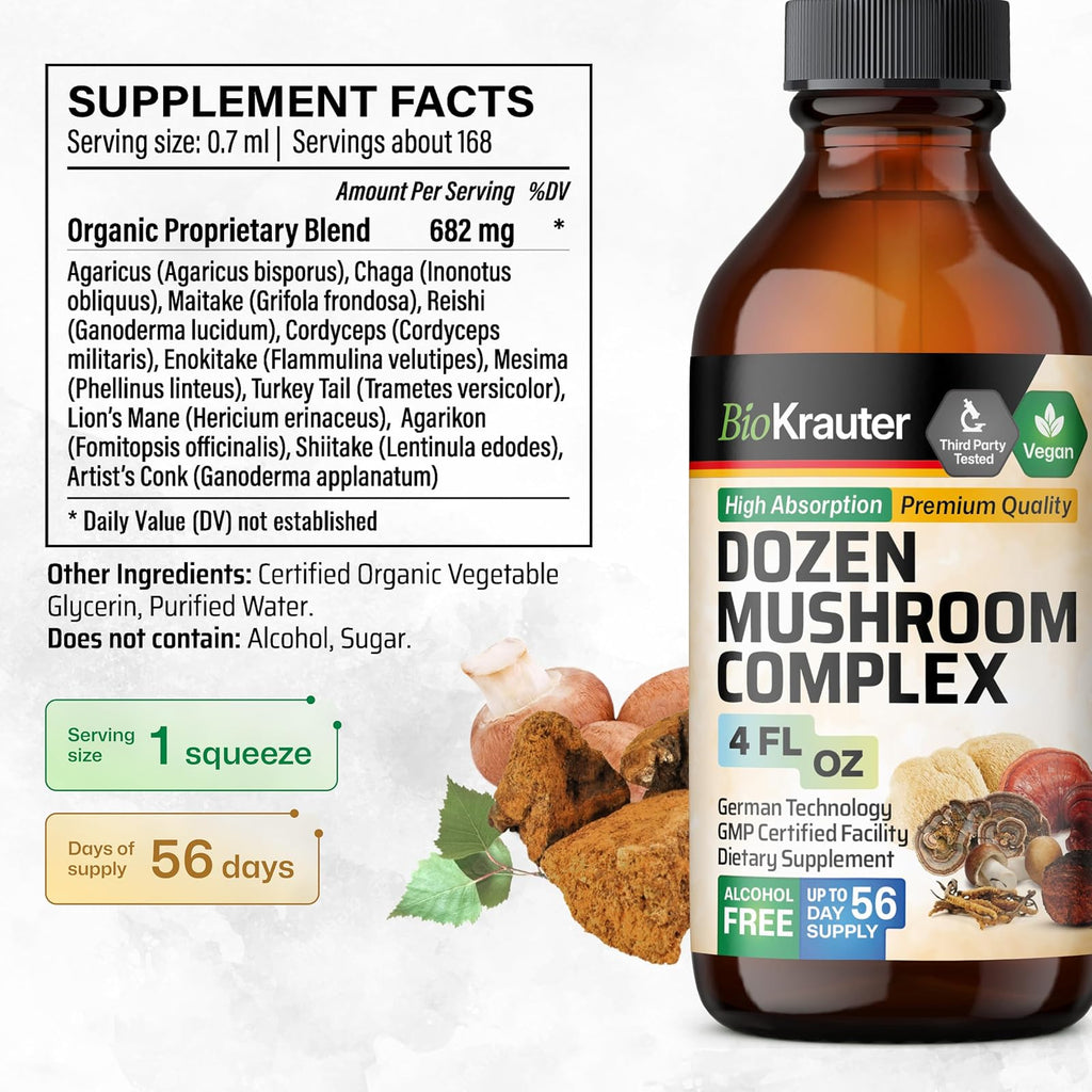 organic mushroom blend for daily wellness