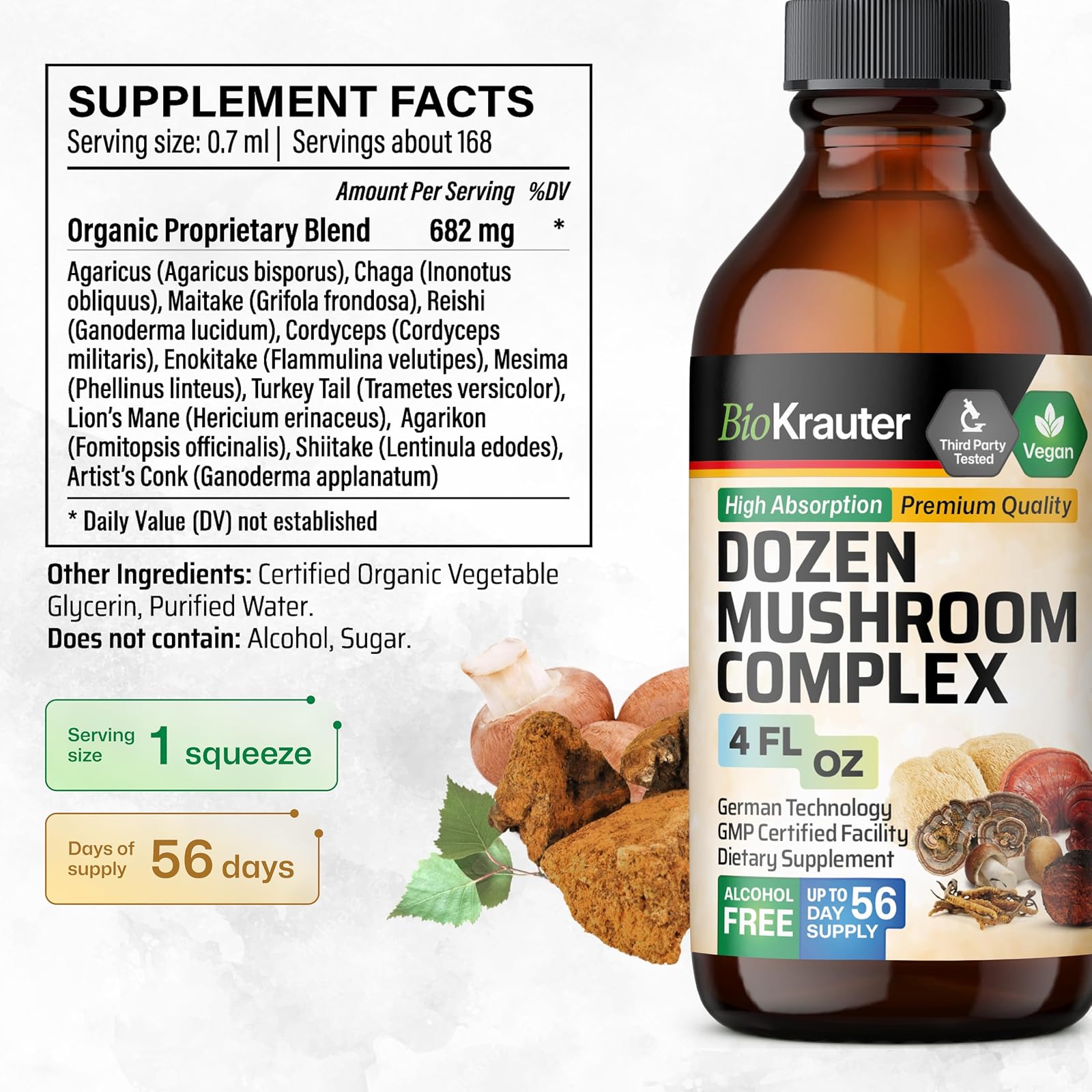 organic mushroom blend for daily wellness
