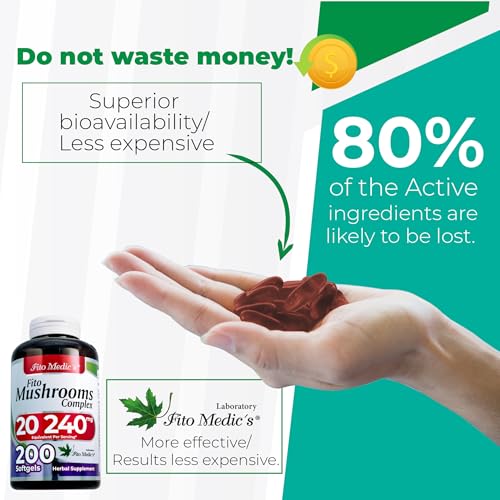 organic mushroom blend for vitality