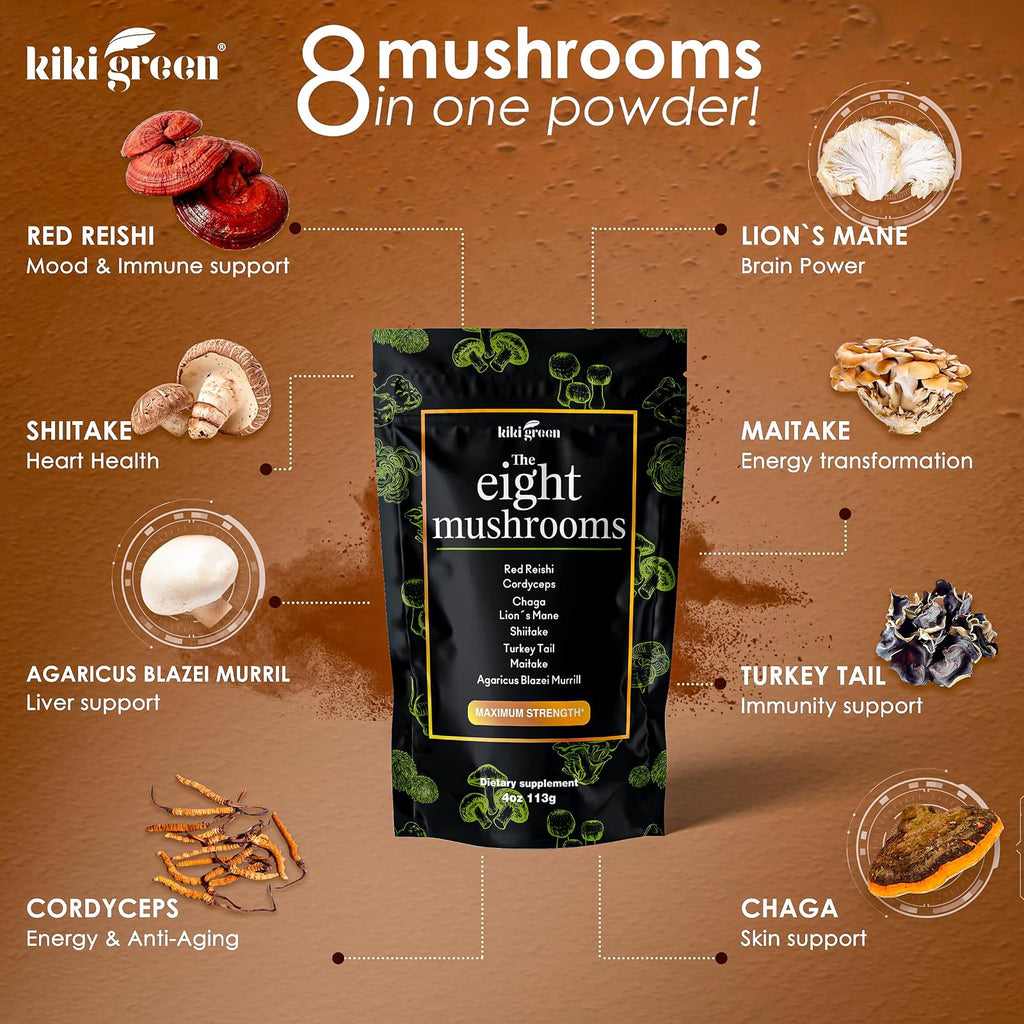 organic mushroom blends for smoothies