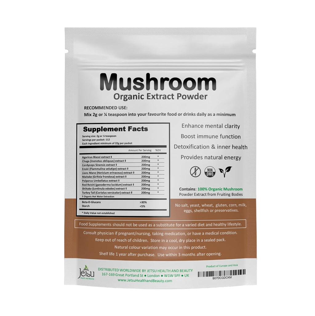organic mushroom blends for vitality