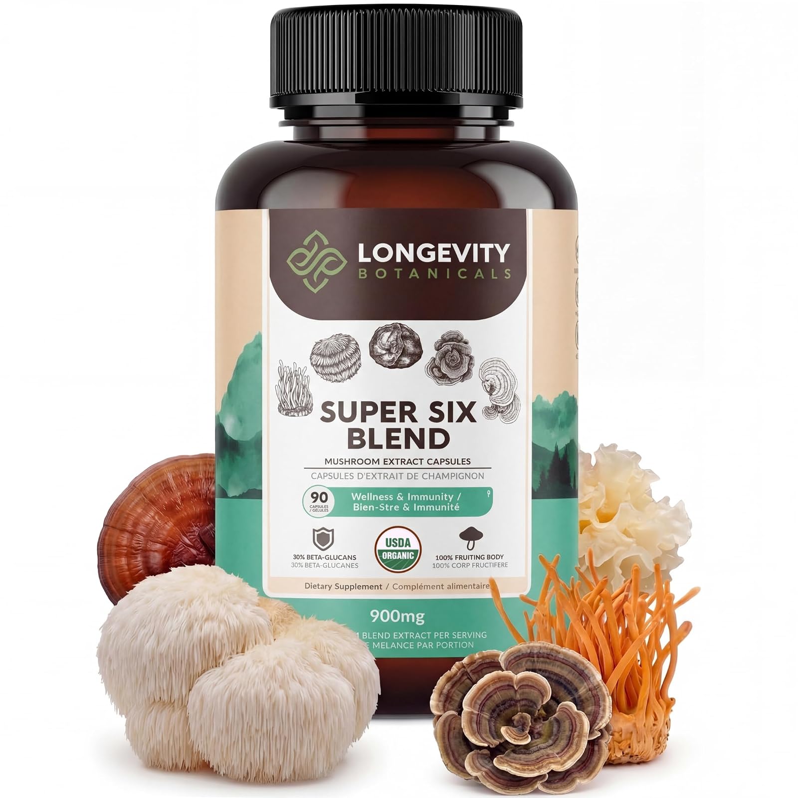 organic mushroom blends for wellness