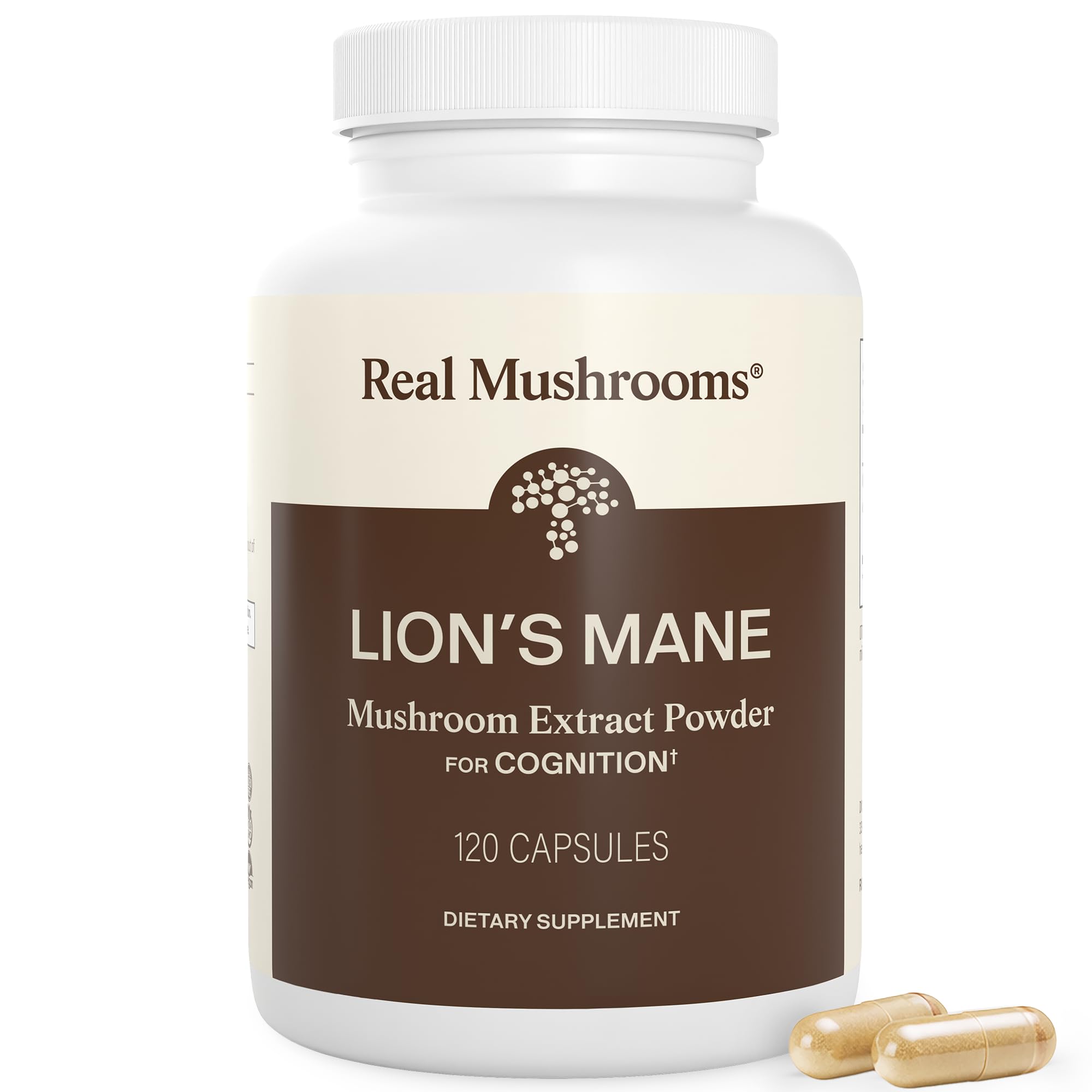 Organic mushroom capsules for focus