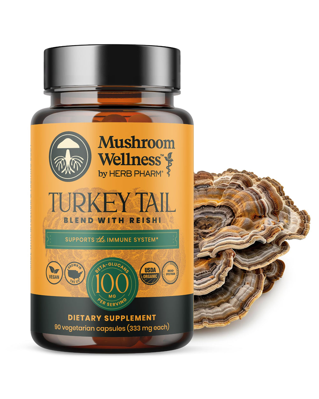 organic mushroom capsules for immunity