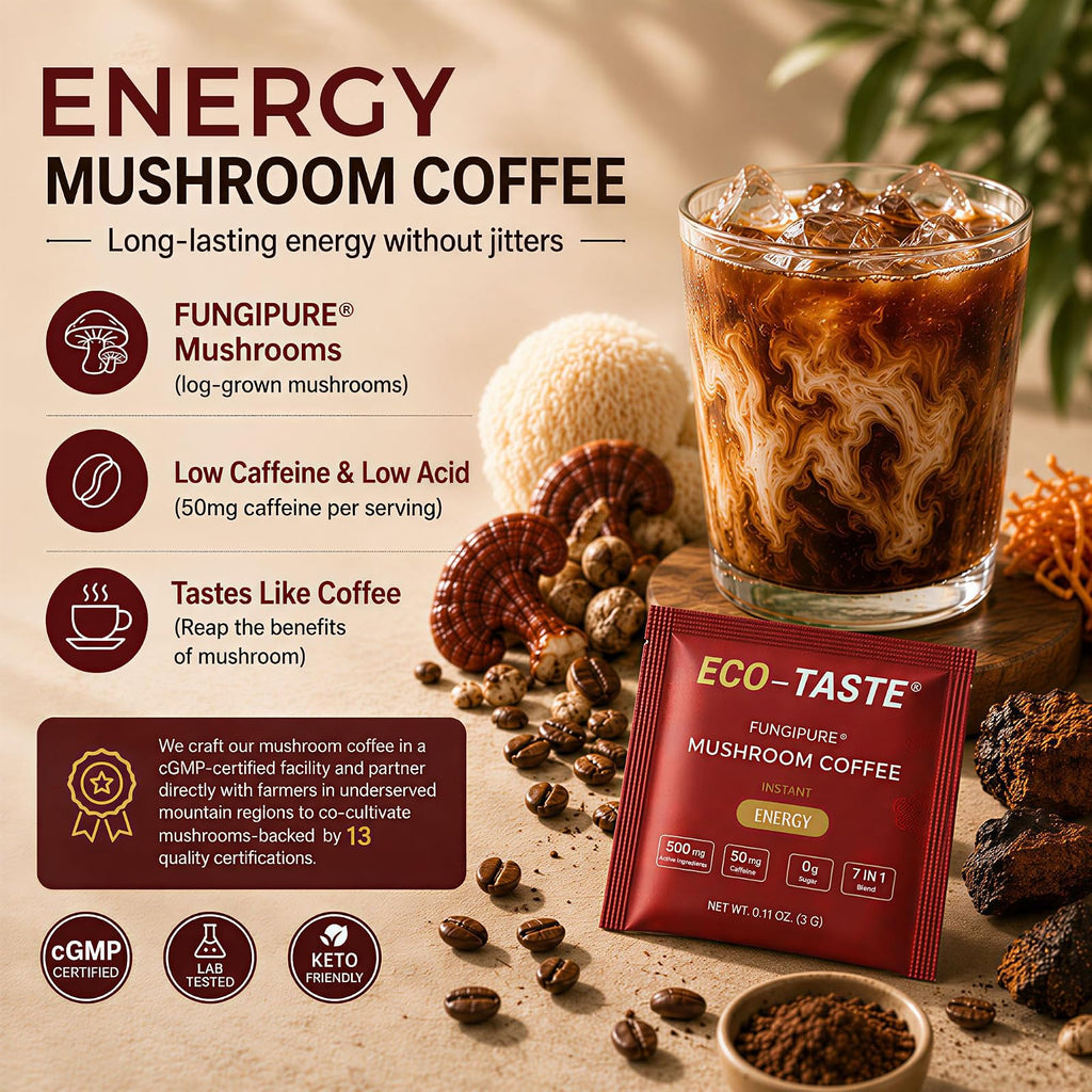 organic mushroom coffee blend benefits