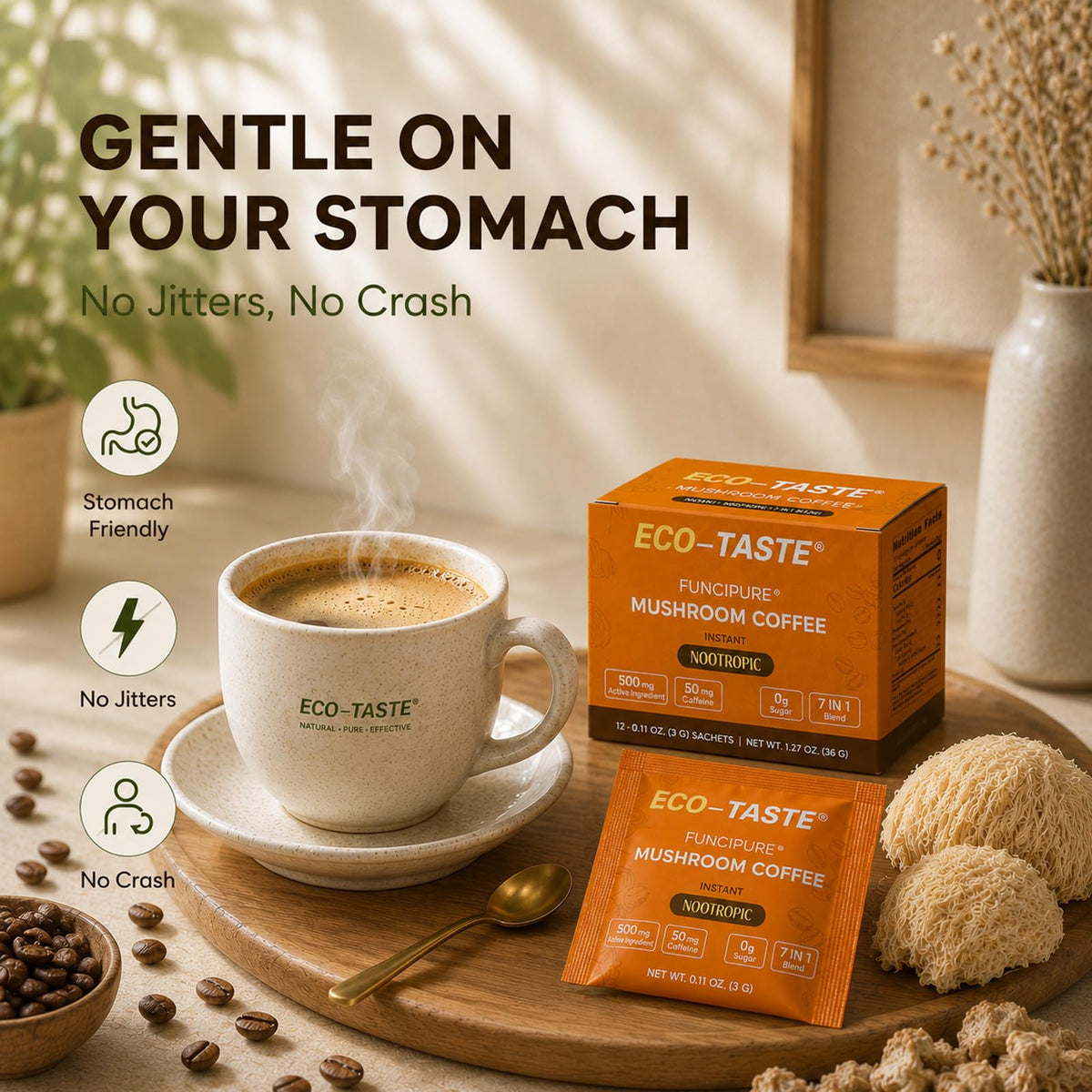 organic mushroom coffee blend benefits