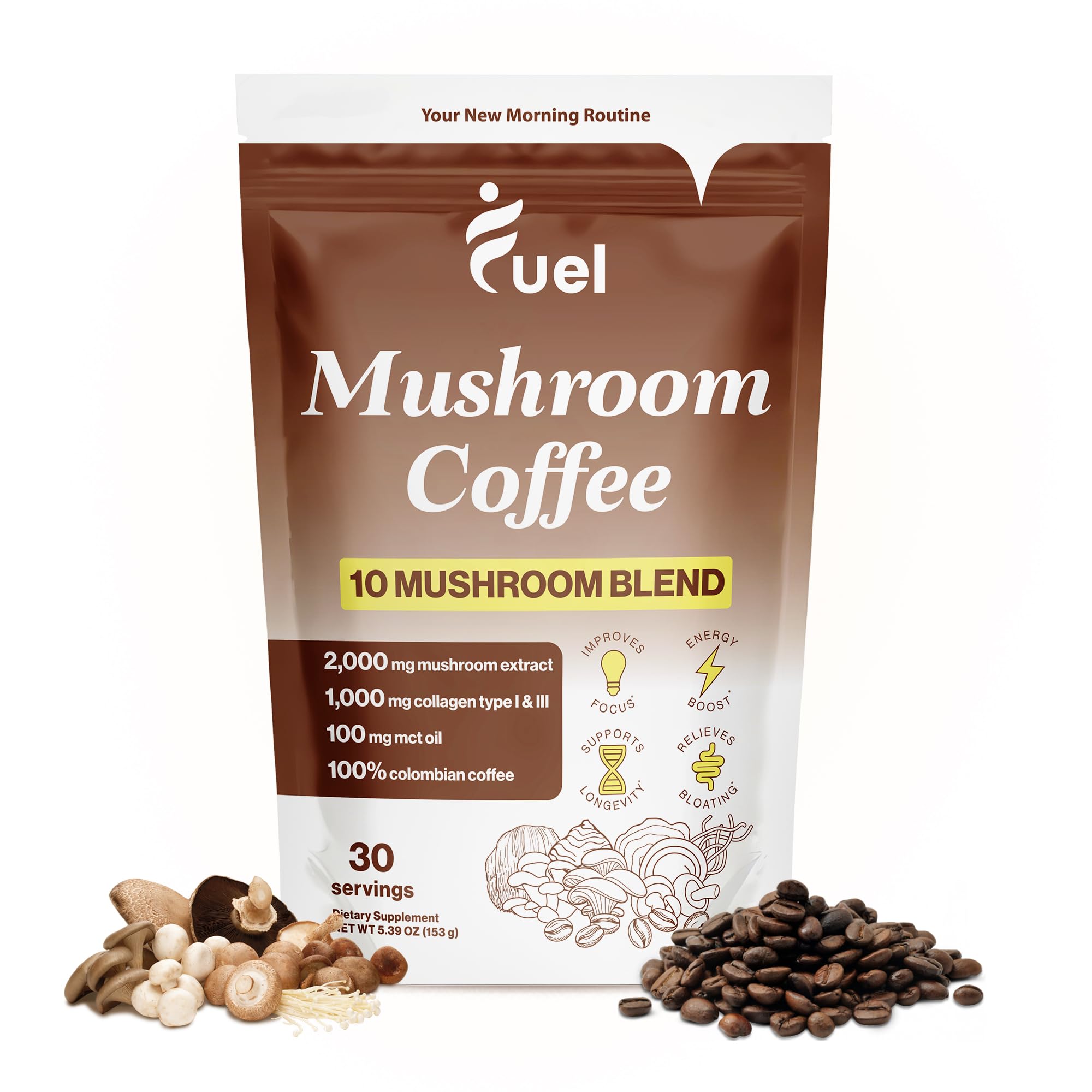 organic mushroom coffee blend