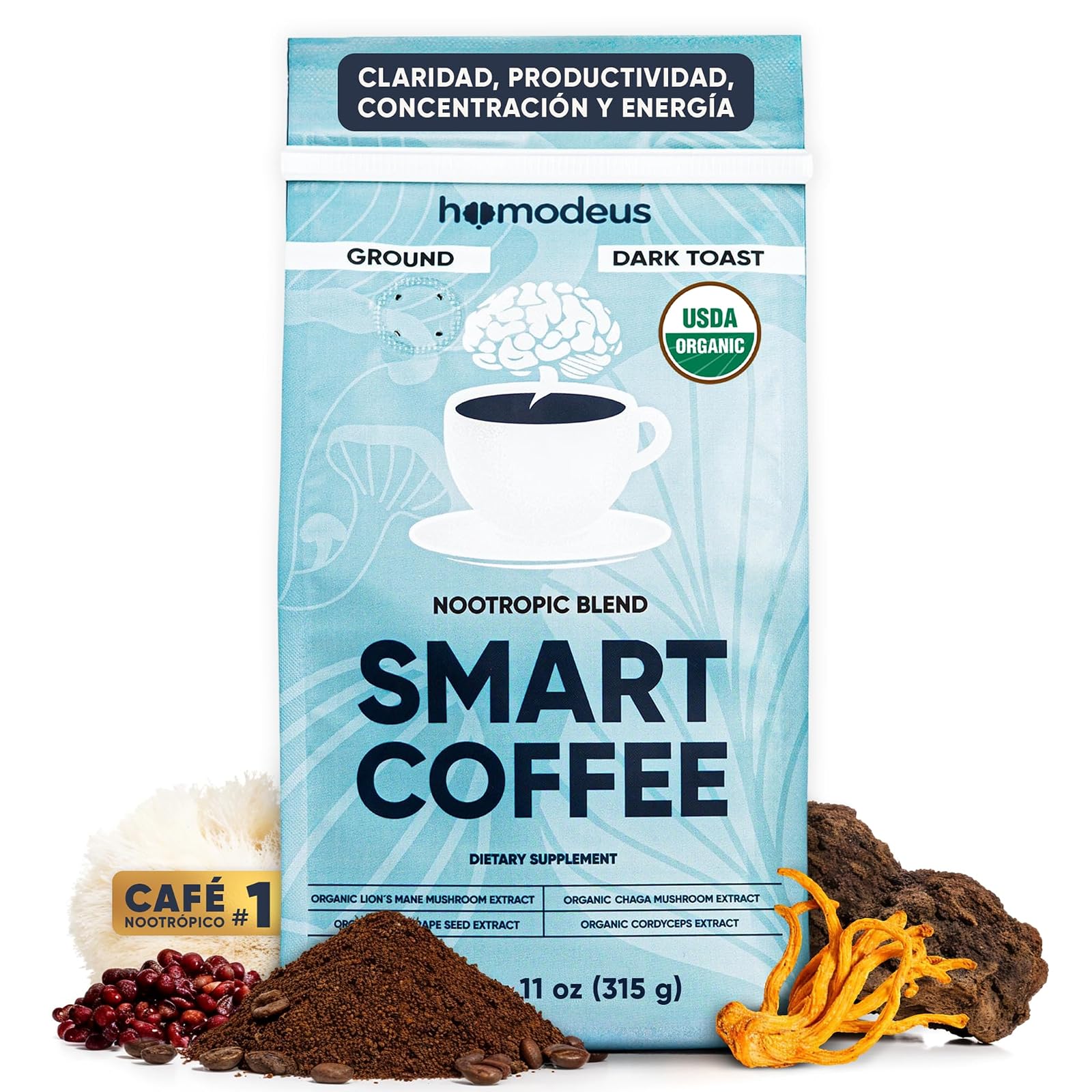 organic mushroom coffee blend