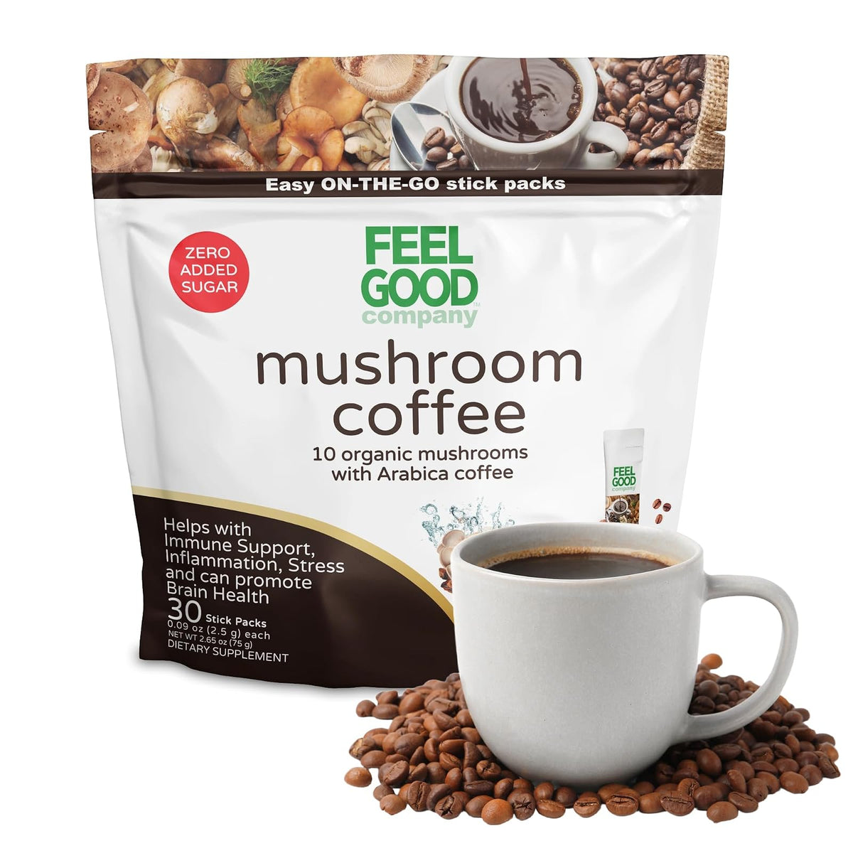 organic mushroom coffee blend