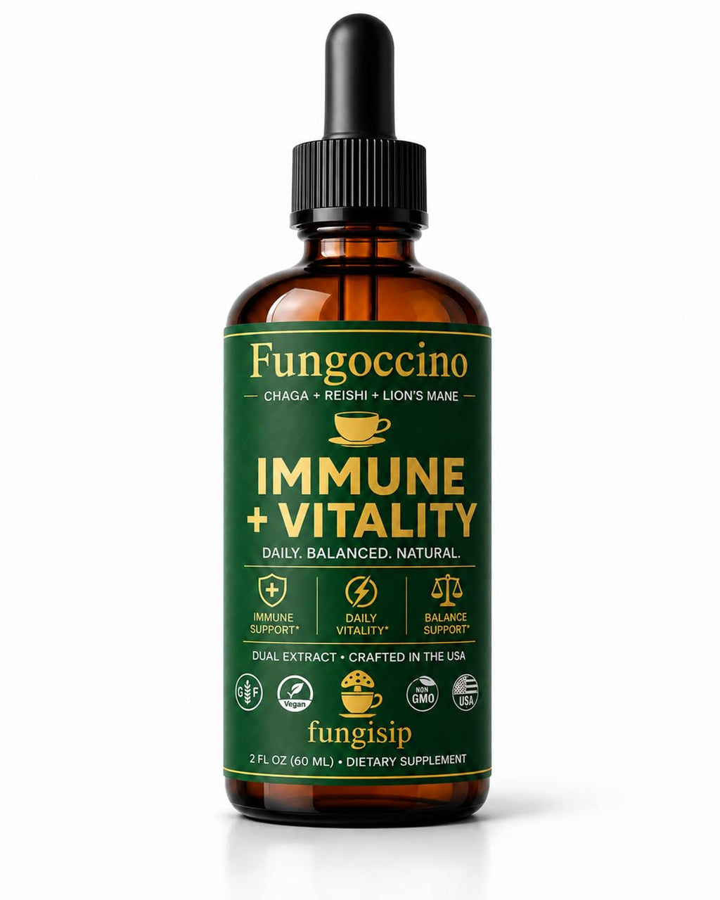 organic mushroom coffee booster drops