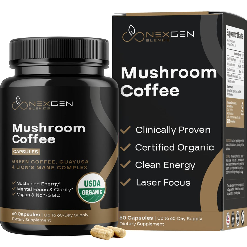organic mushroom coffee capsules