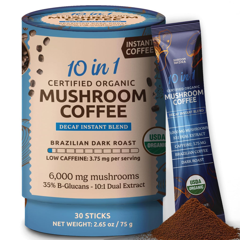 organic mushroom coffee decaf blend