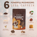Organic mushroom coffee for energy boost