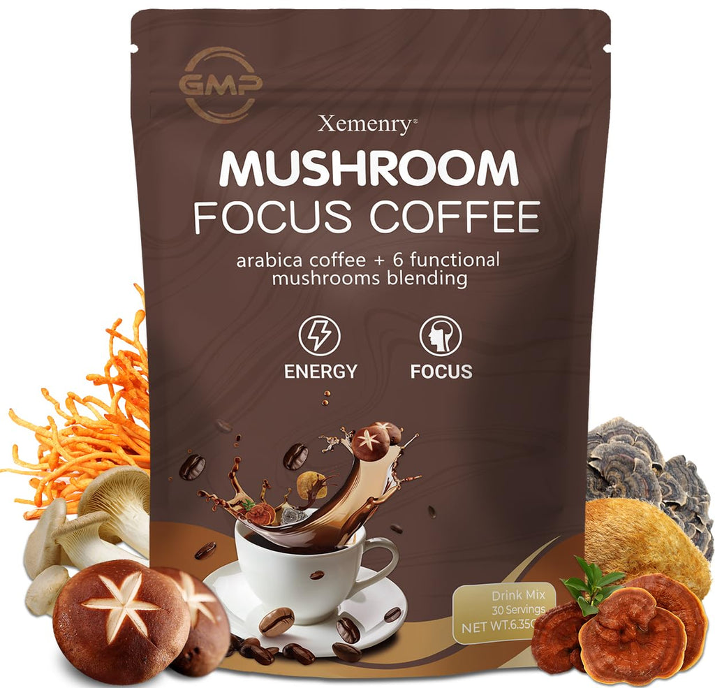 organic mushroom coffee for focus