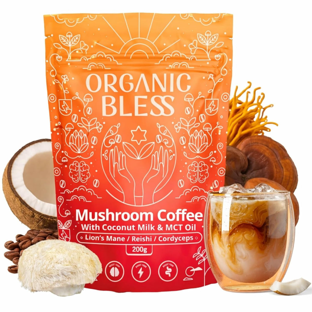 organic mushroom coffee instant powder