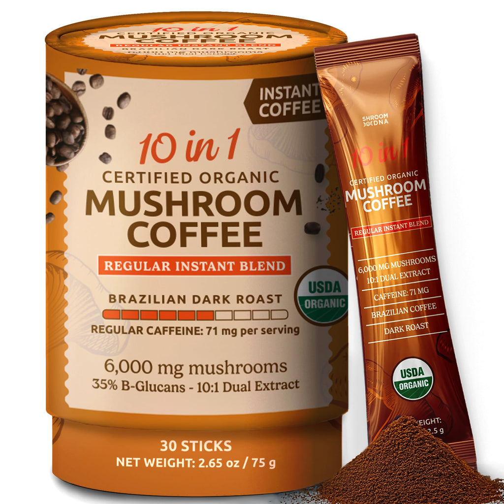 organic mushroom coffee instant sticks